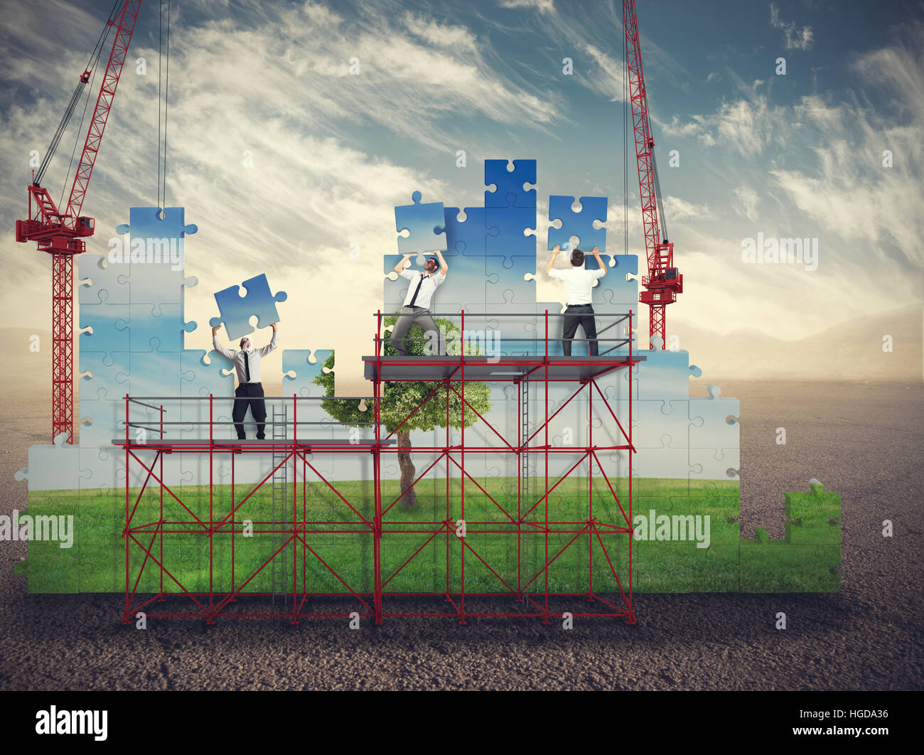 Together for a world more clean Stock Photo - Alamy