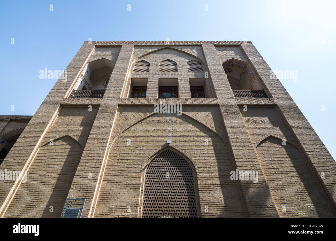 Entrance building of oldest extant Persian garden in Iran called Fin ...