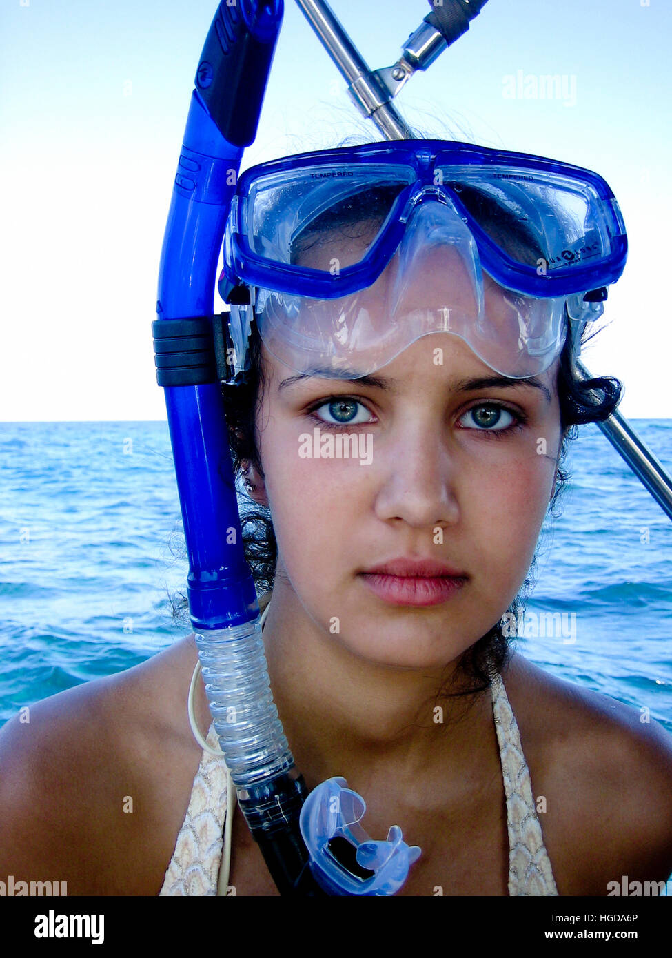 Getting Ready to Dive Stock Photo - Alamy