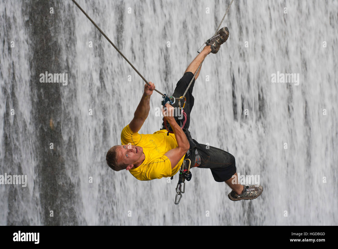 Rope waterfall hi-res stock photography and images - Alamy