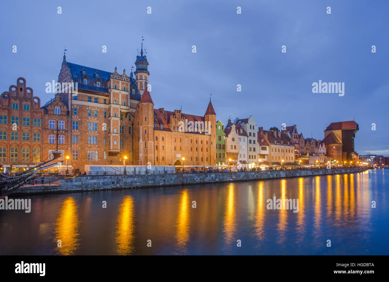 Gdansk night hi-res stock photography and images - Alamy