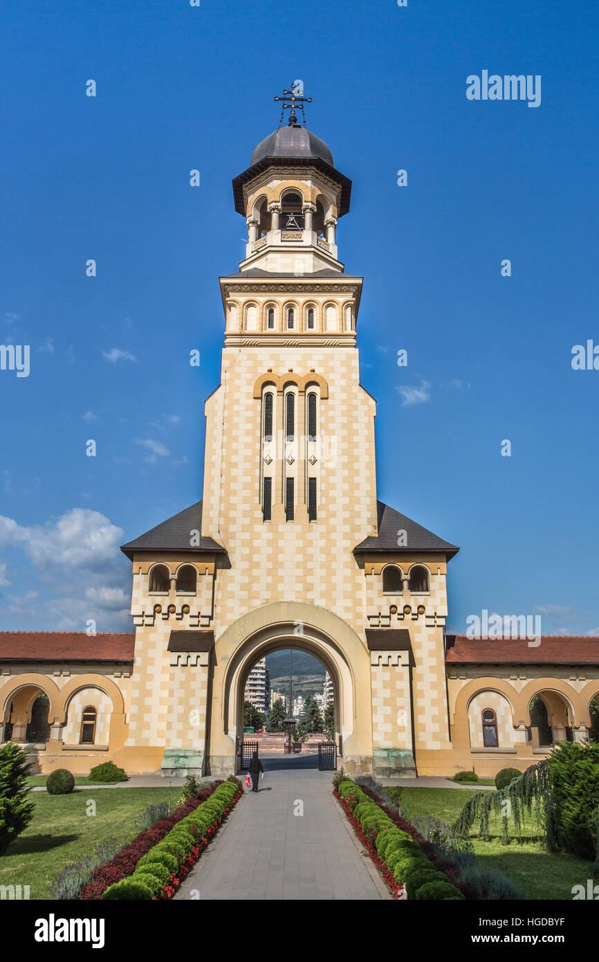 Romania, Alba Julia City, Alba Julia Citadel, entrance tower to ...