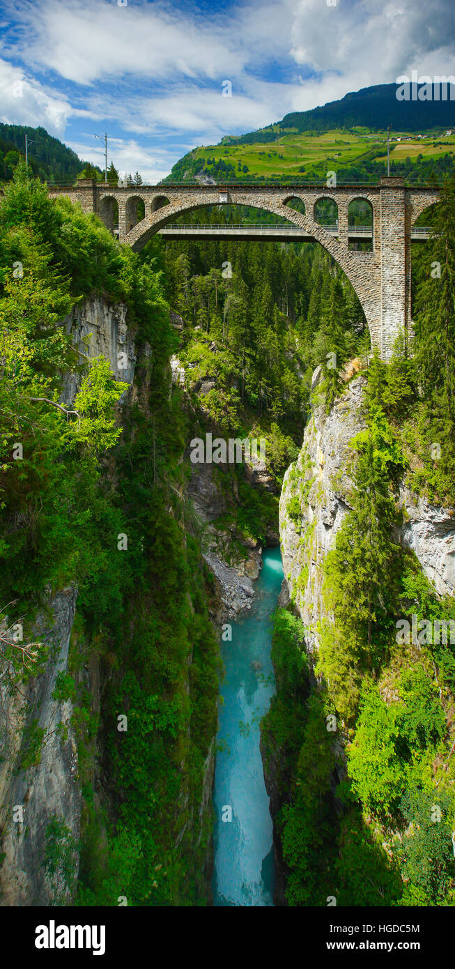 Switzerland grisons bridge hi-res stock photography and images - Alamy