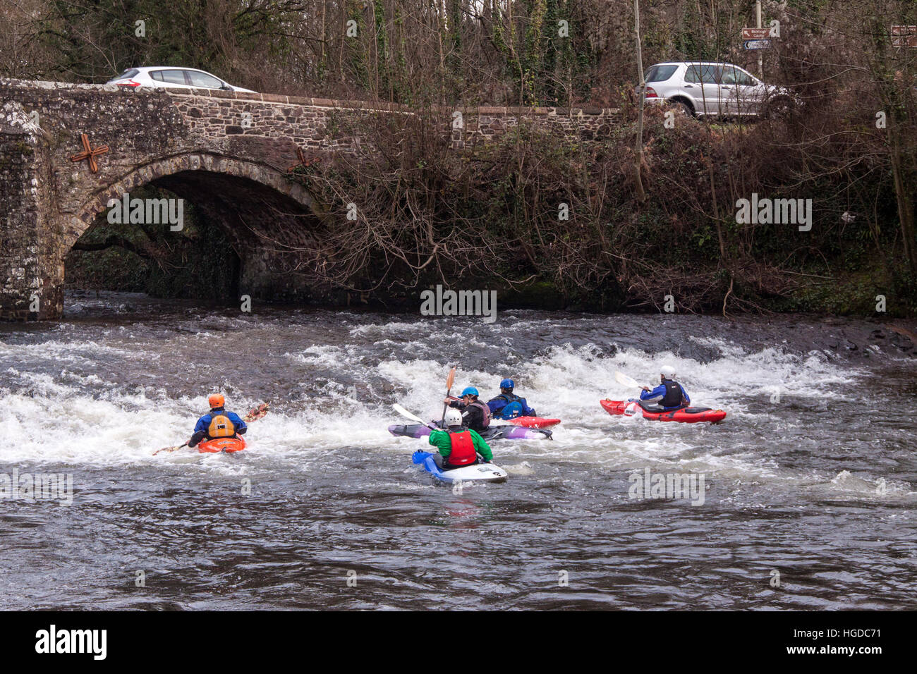 Bickleigh bridge river exe devon hi-res stock photography and images ...