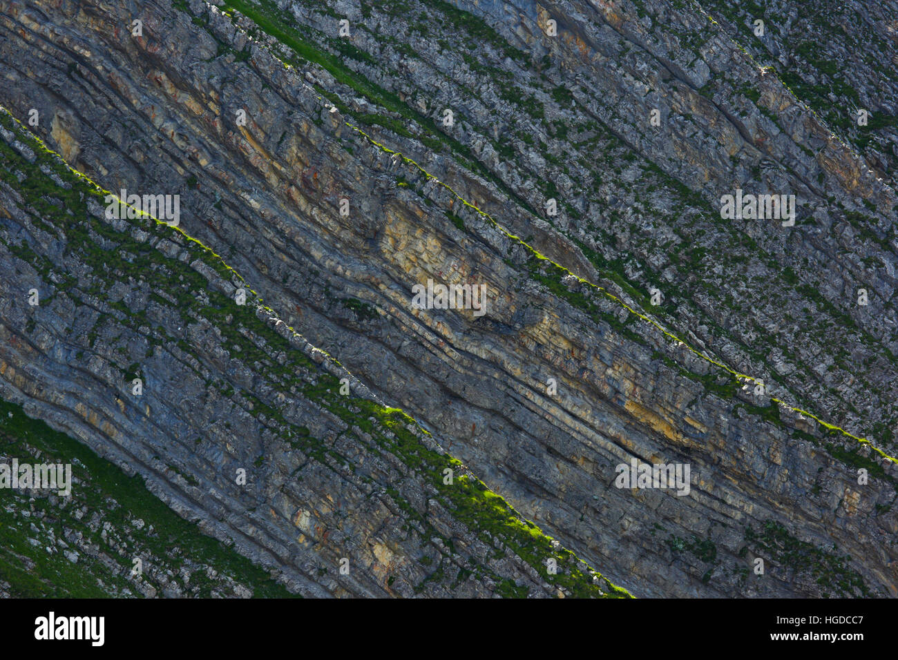 Rock layers in Bernese Oberland Stock Photo - Alamy