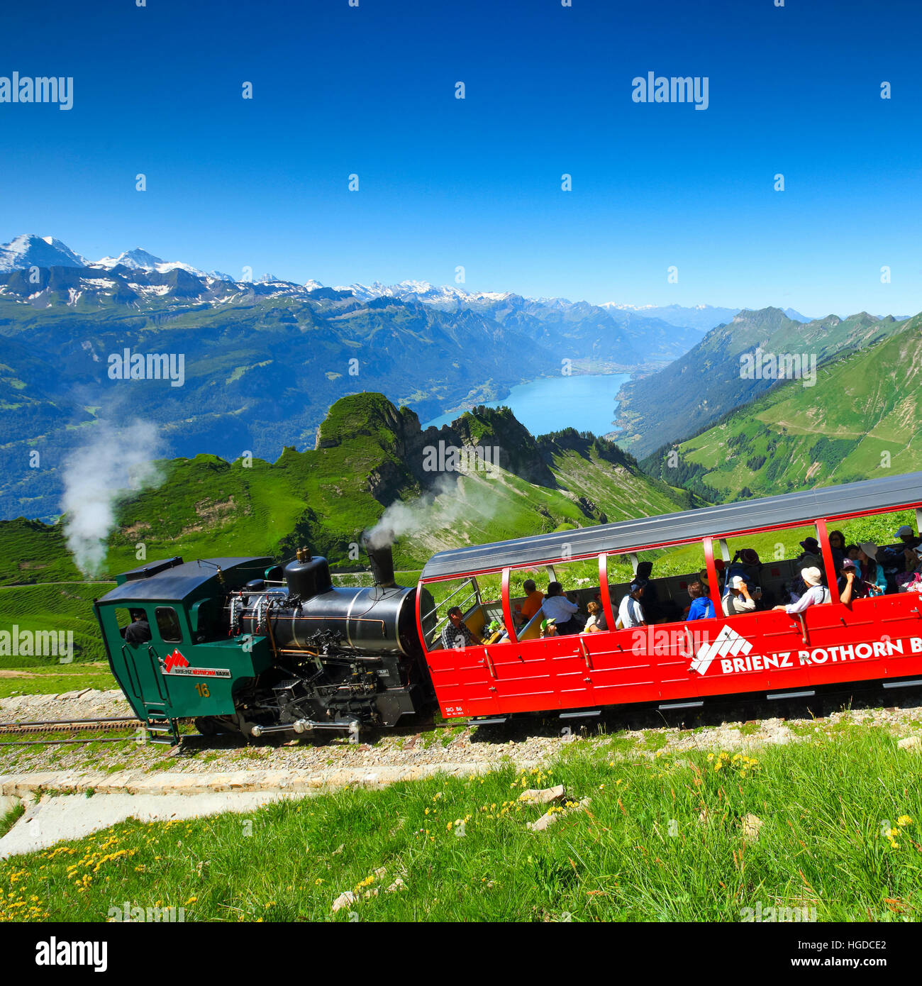 Brienzer Rothorn mountain, Bernese Oberland, Switzerland Stock Photo ...