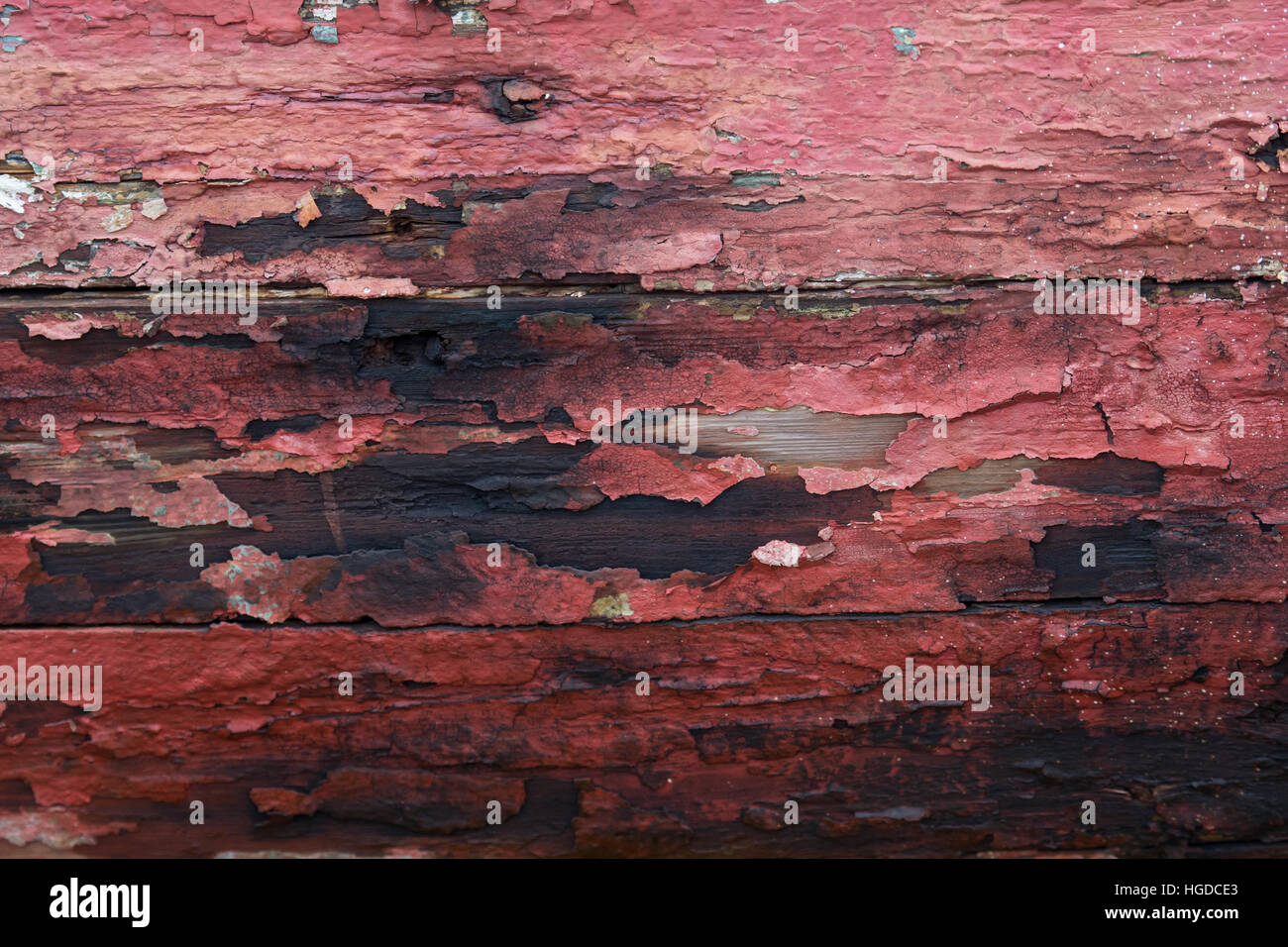Chipped Red Paint on Old Wood Background Stock Photo - Alamy