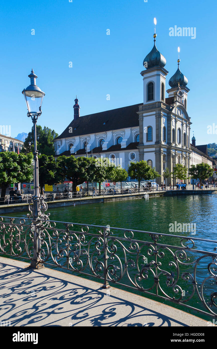 Jesuit's church, Lucerne, Switzerland Stock Photo - Alamy