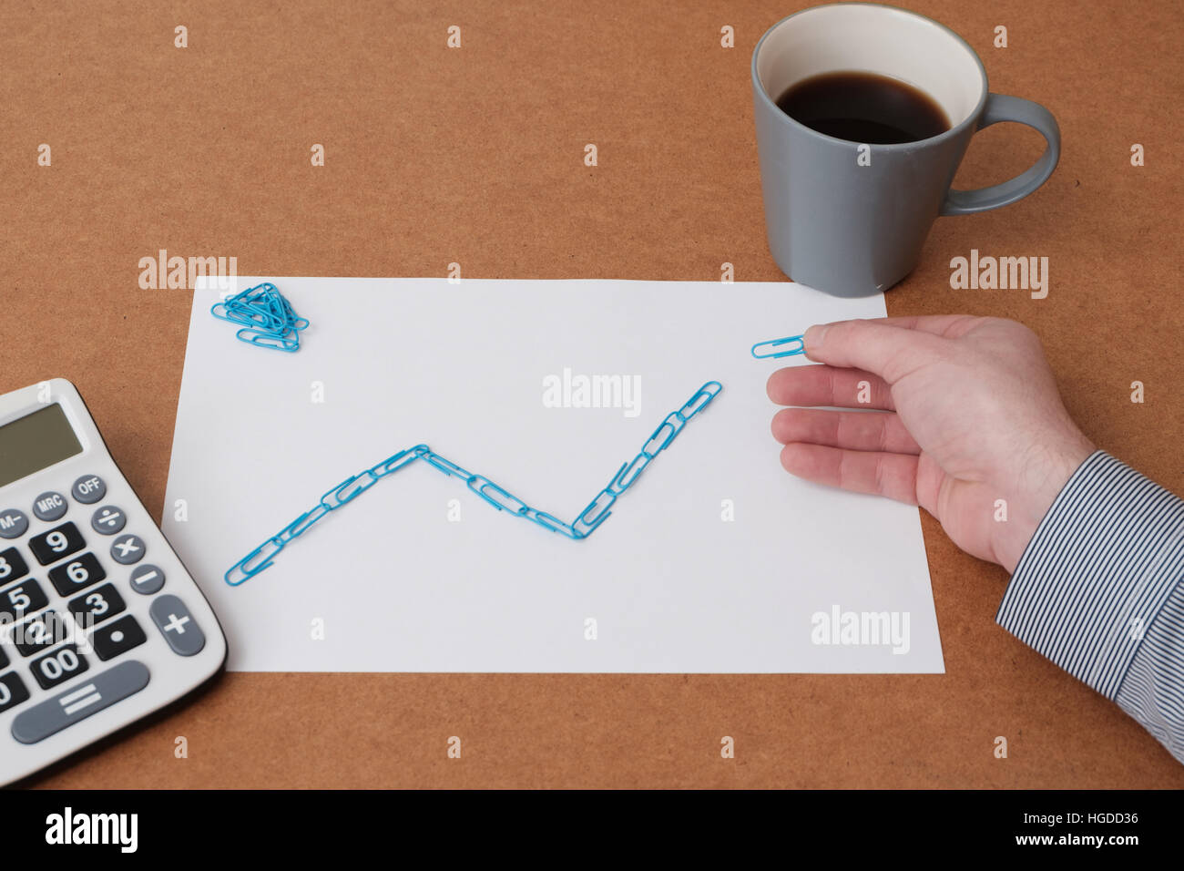 Progress graph hi-res stock photography and images - Alamy