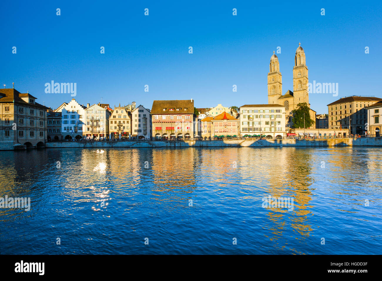 Grossmünster church in Zurich city, Switzerland Stock Photo - Alamy
