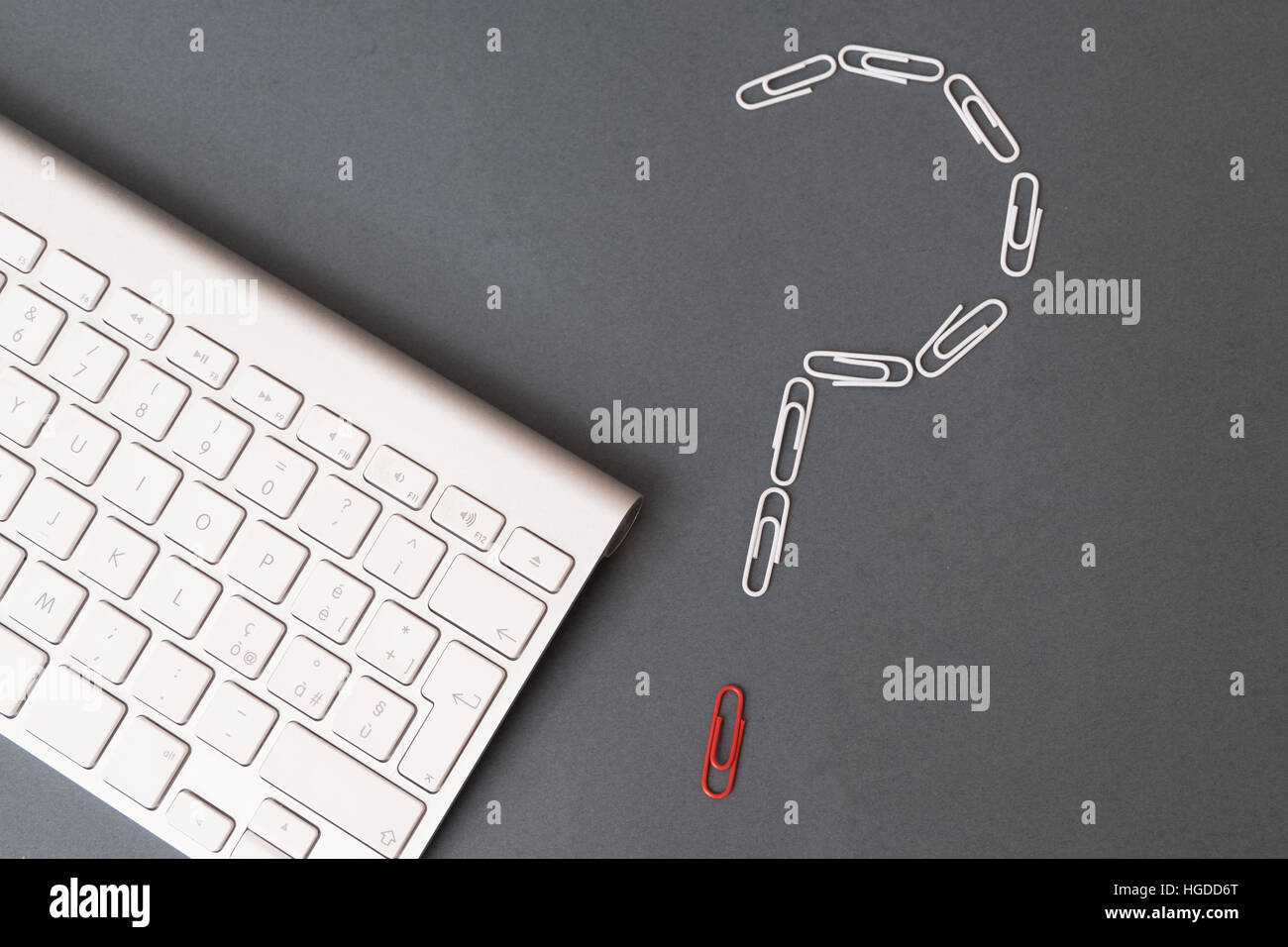 Question mark key keyboard hi-res stock photography and images - Alamy