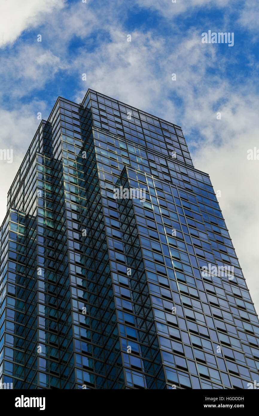 Skyscrapers with clouds reflection skyscraper sky clouds Stock Photo ...