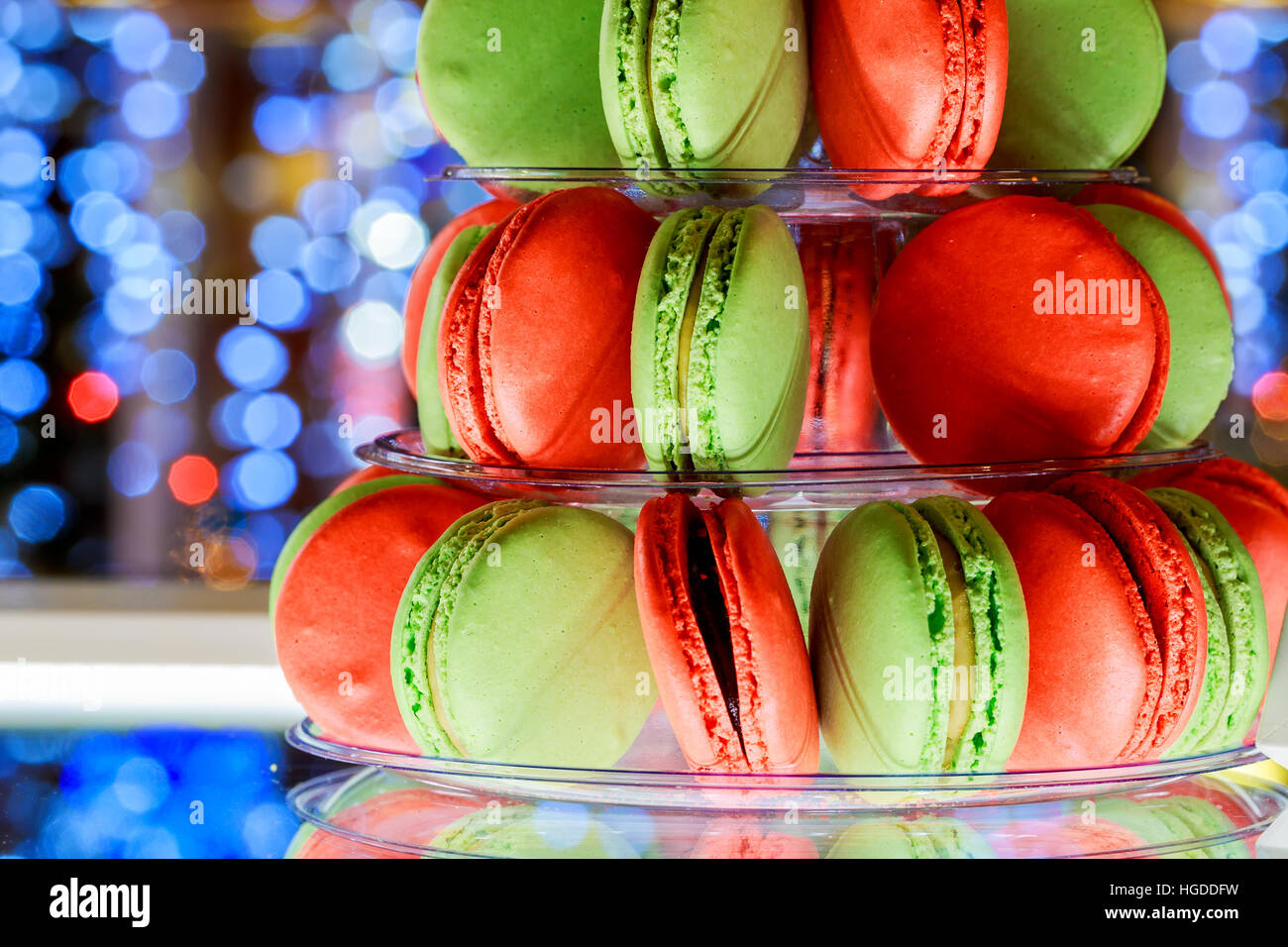 French macaroons.Candy bar.Wedding feast Wedding sweets macaroon Stock ...