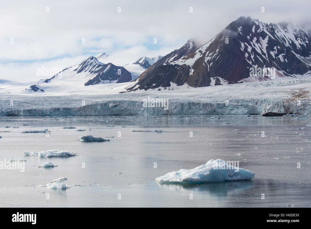 Spitsbergen, Svalbard, glacier, Hornsund Stock Photo - Alamy