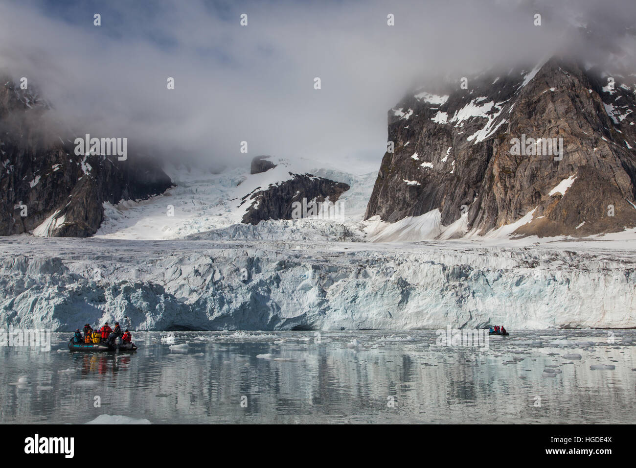 Spitsbergen, Svalbard, glacier, Hornsund Stock Photo - Alamy