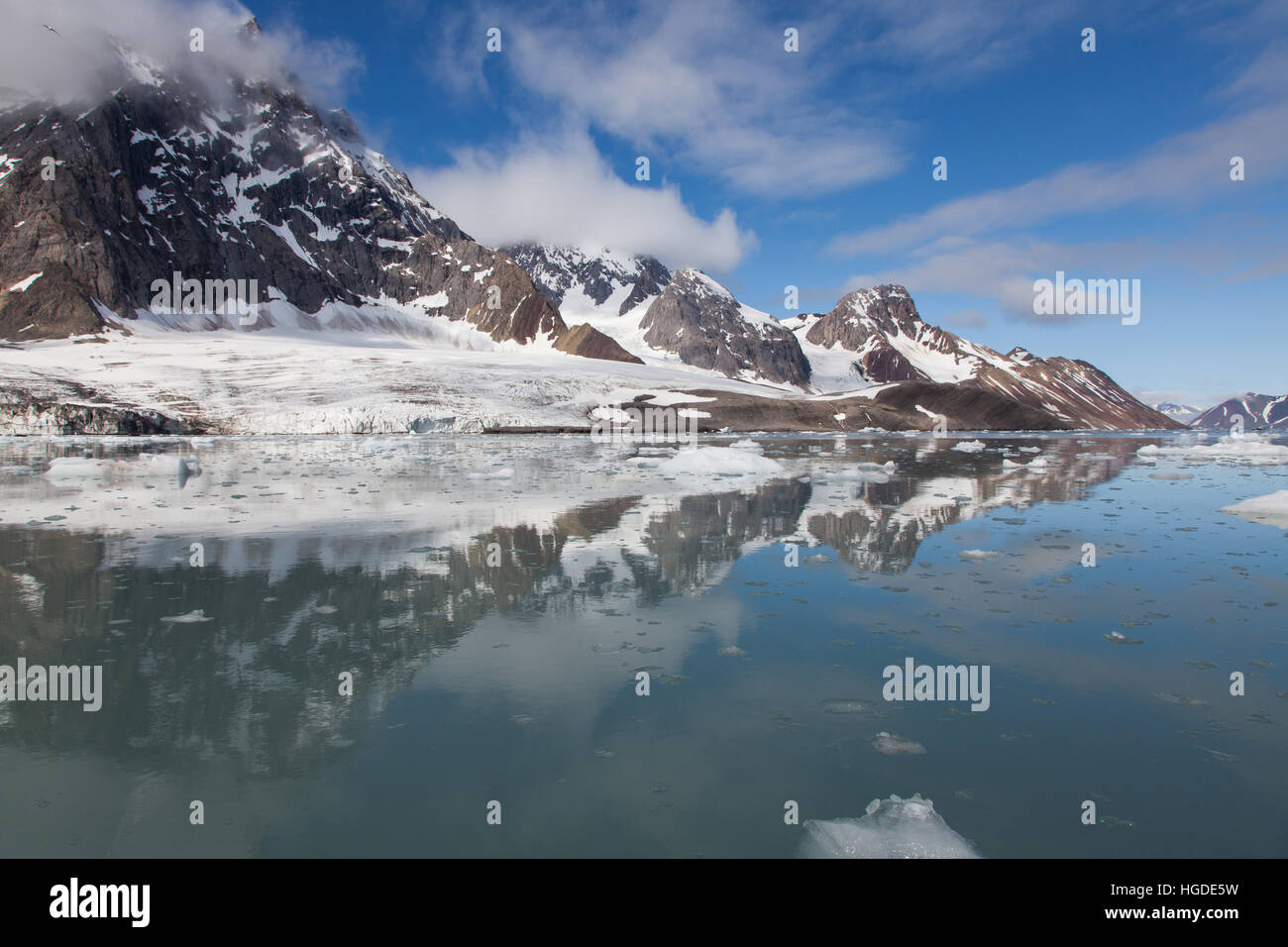 Spitsbergen, Svalbard, glacier, Hornsund Stock Photo - Alamy