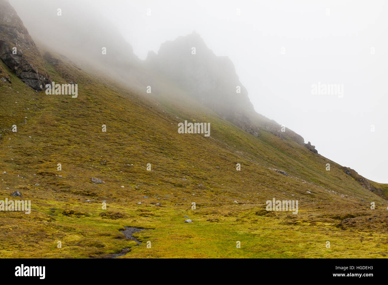 Spitsbergen, Svalbard, Bellsund, Midterhuken Stock Photo - Alamy