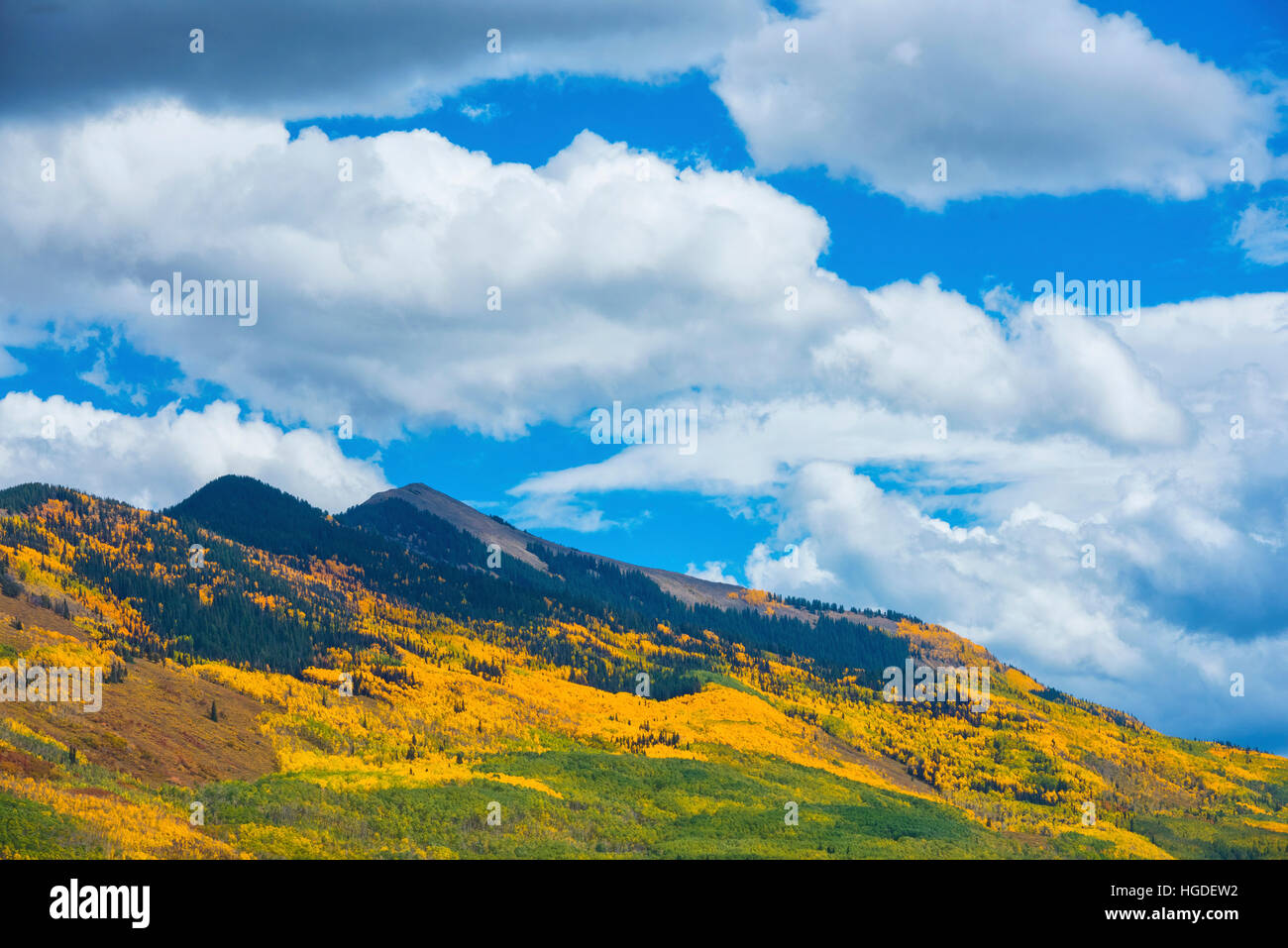 Colorado, McClure Pass in the Colorado Rockies in fall Stock Photo - Alamy