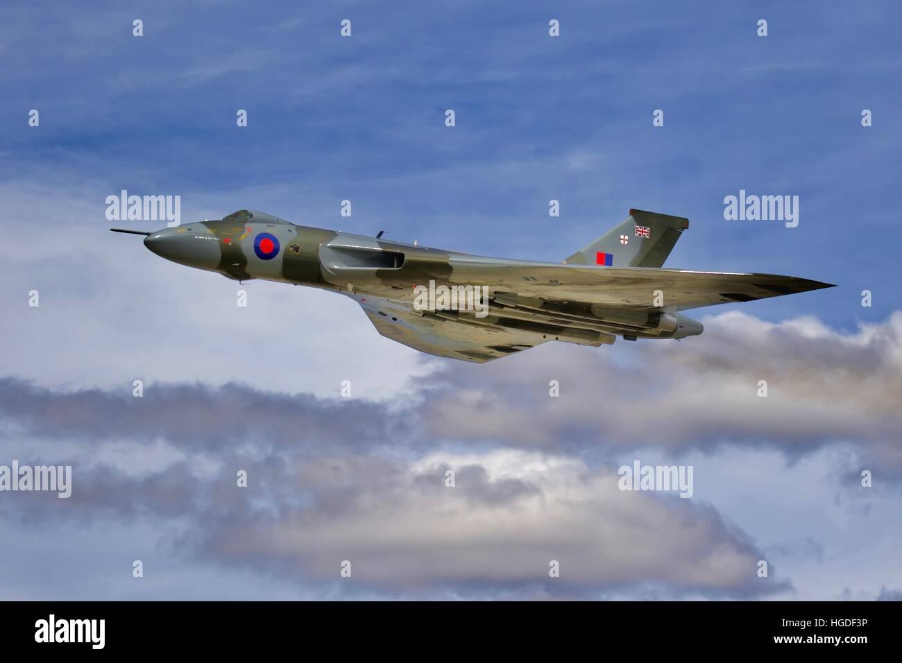 Avro Vulcan B2 Bomber XH558 Stock Photo - Alamy