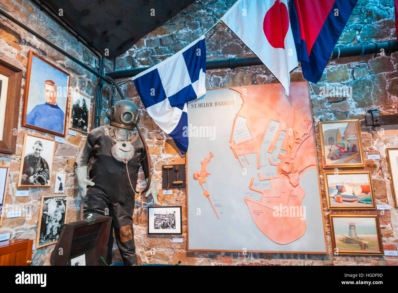 United Kingdom, Channel Islands, Jersey, St. Helier, Maritime Museum ...