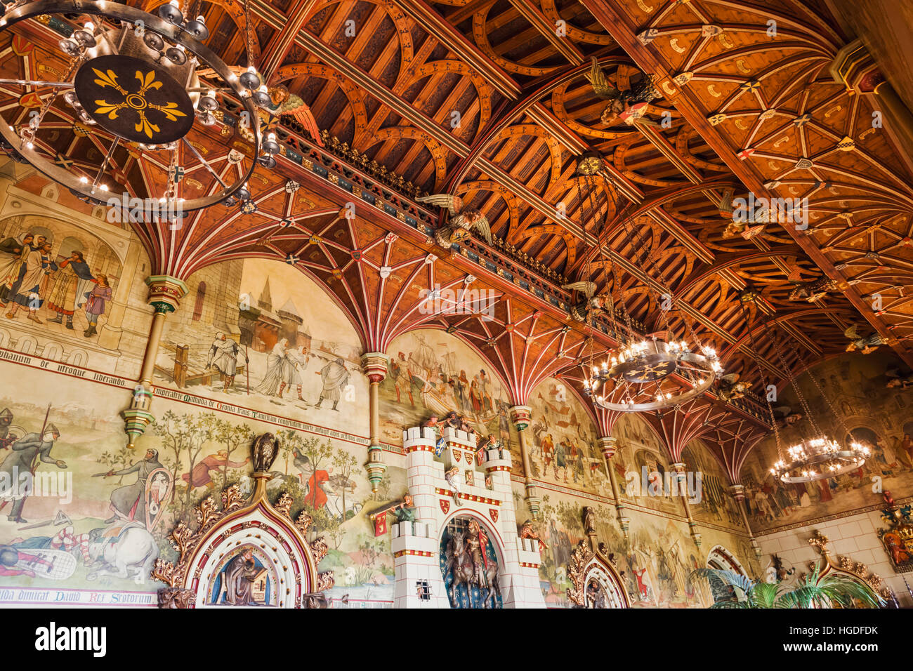 Cardiff castle banqueting hall hi-res stock photography and images - Alamy