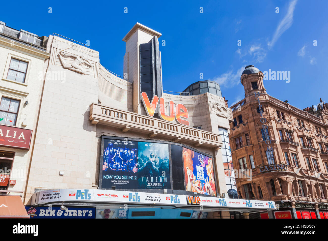 Vue cinema leicester square hi-res stock photography and images - Alamy