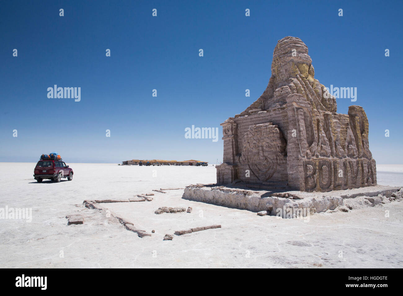 Salt art in Bolivia Stock Photo - Alamy