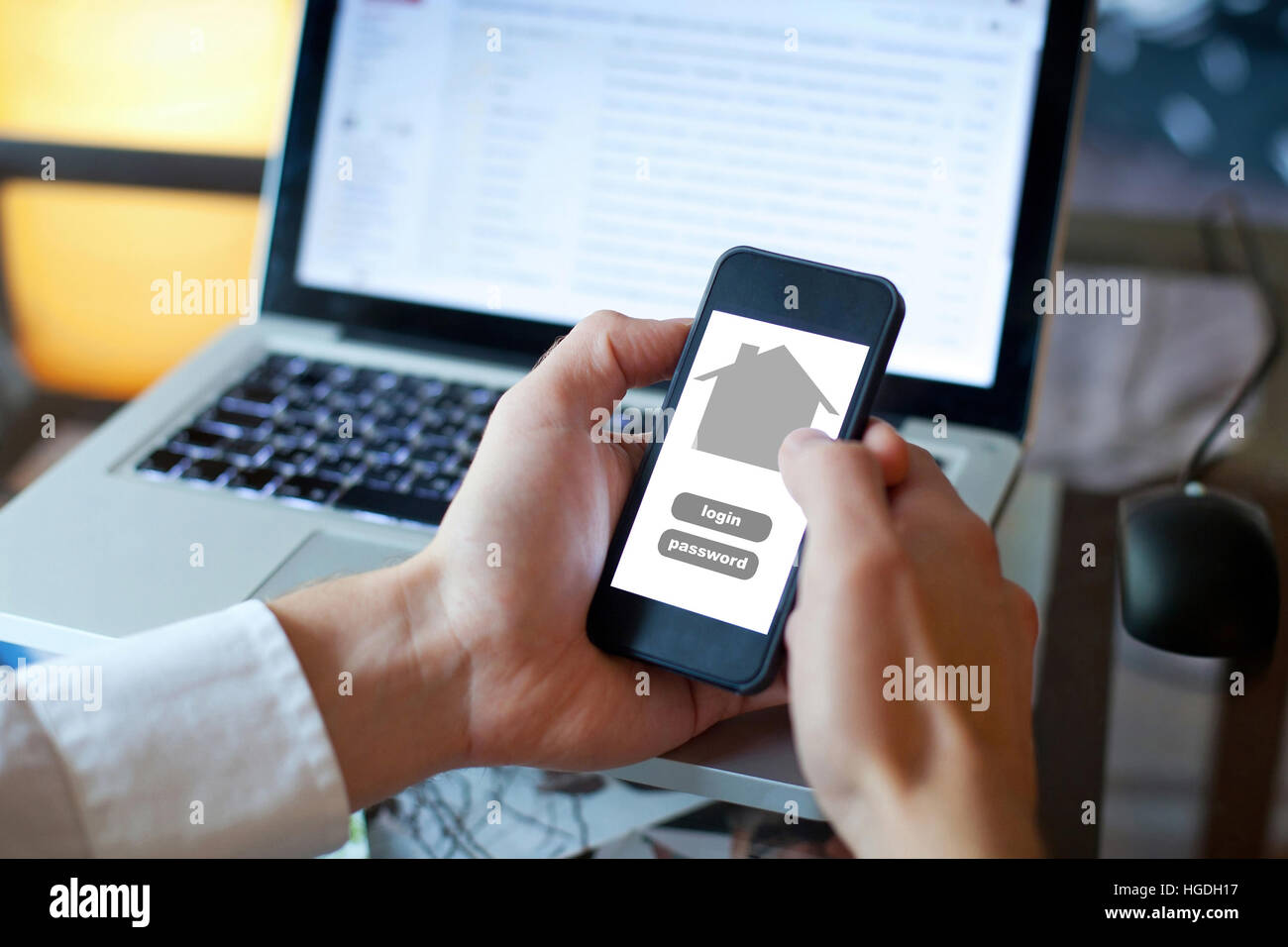 Smart home automation system hi-res stock photography and images - Alamy