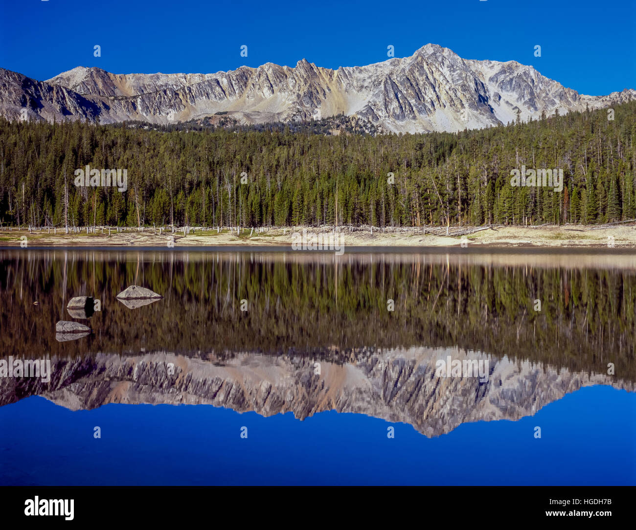 boot lake below highboy mountain in the pioneer range near dillon ...