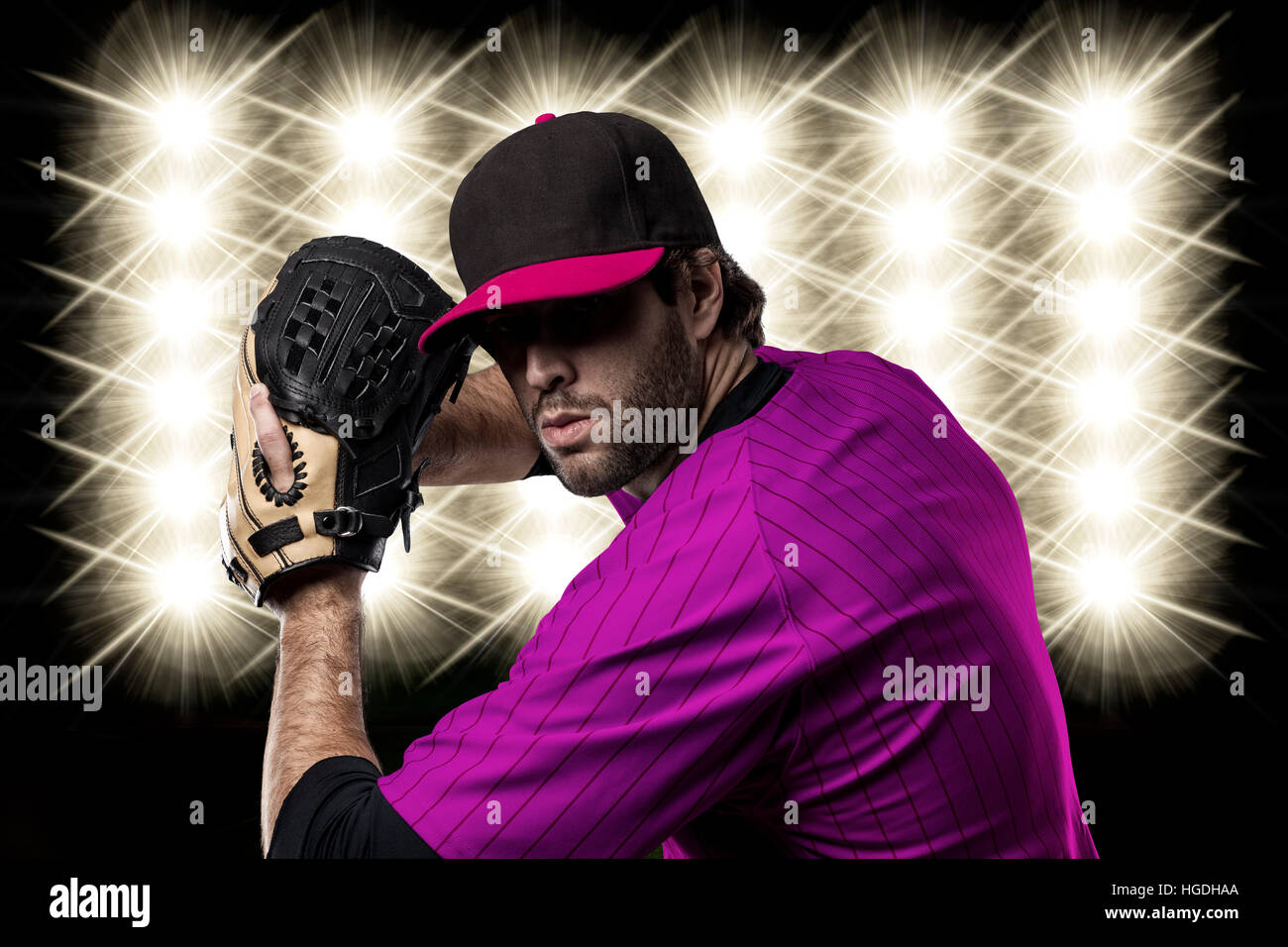 Player in pink uniform hi-res stock photography and images - Alamy
