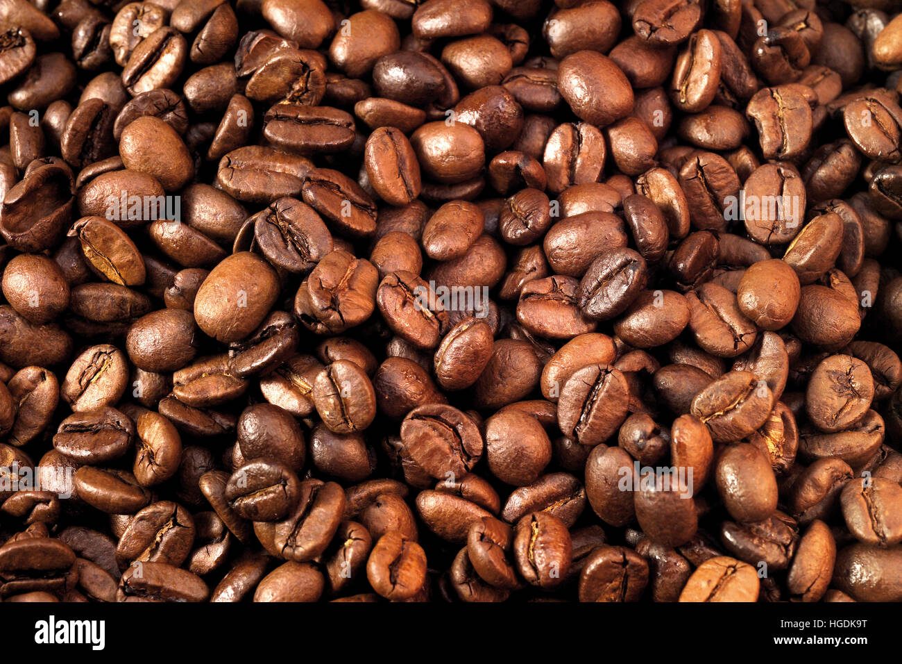 Coffee beans filling entire image Stock Photo - Alamy