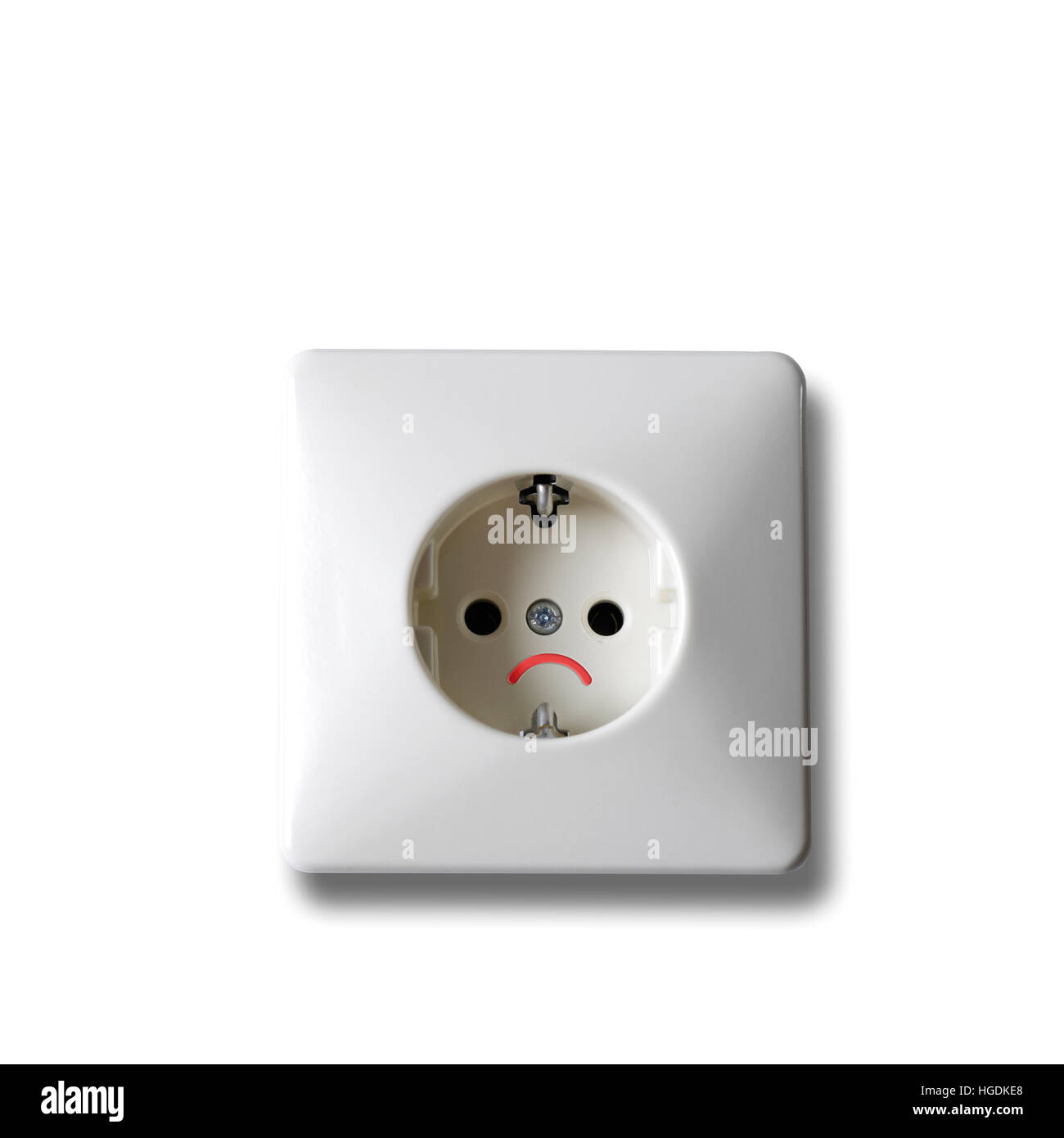 Socket sad smiley face hi-res stock photography and images - Alamy