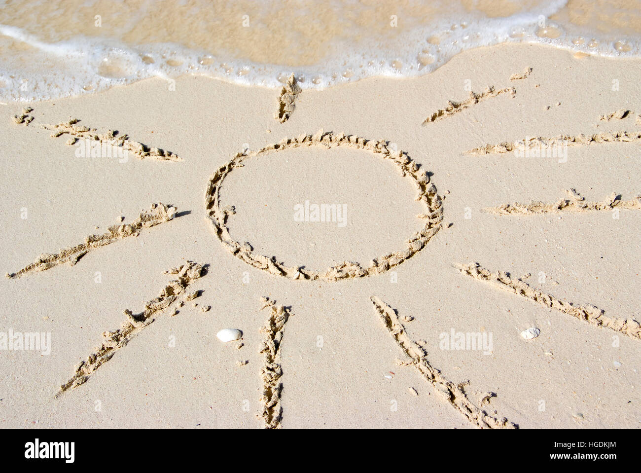 Sun shining sand hi-res stock photography and images - Alamy