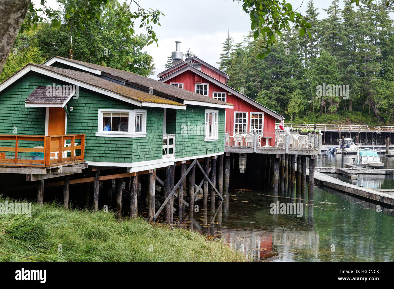 Telegraph Cove, Vancouver Island, Canada Stock Photo - Alamy