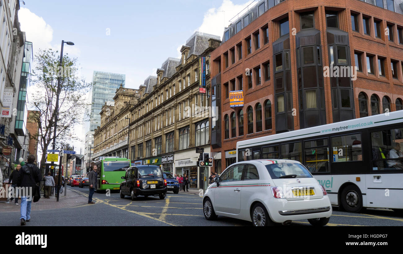 Deansgate Manchester England Stock Photo - Alamy