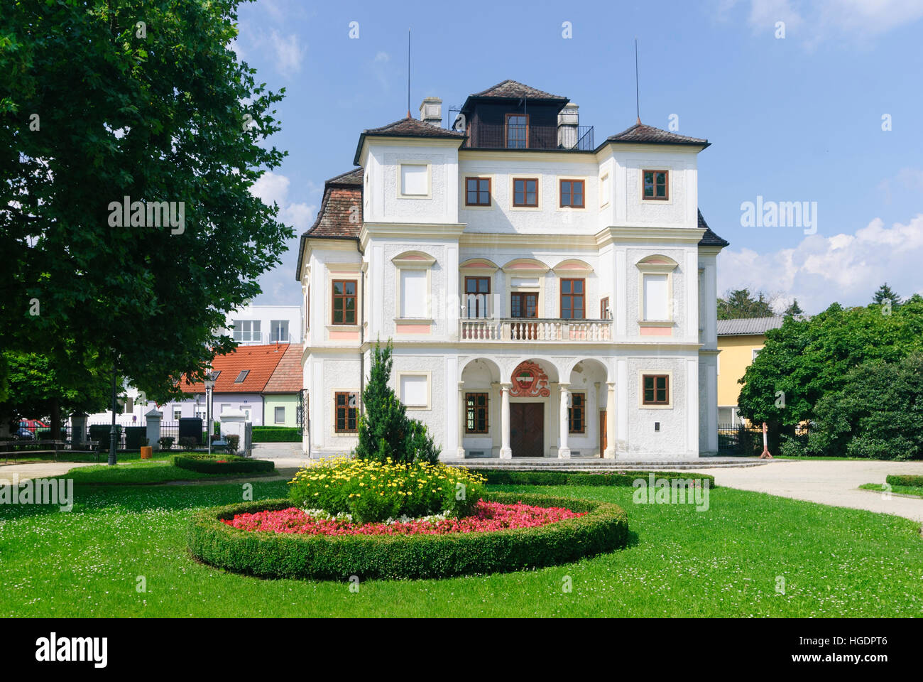 Stockerau: District museum in the Belvedereschlössl, Donau ...