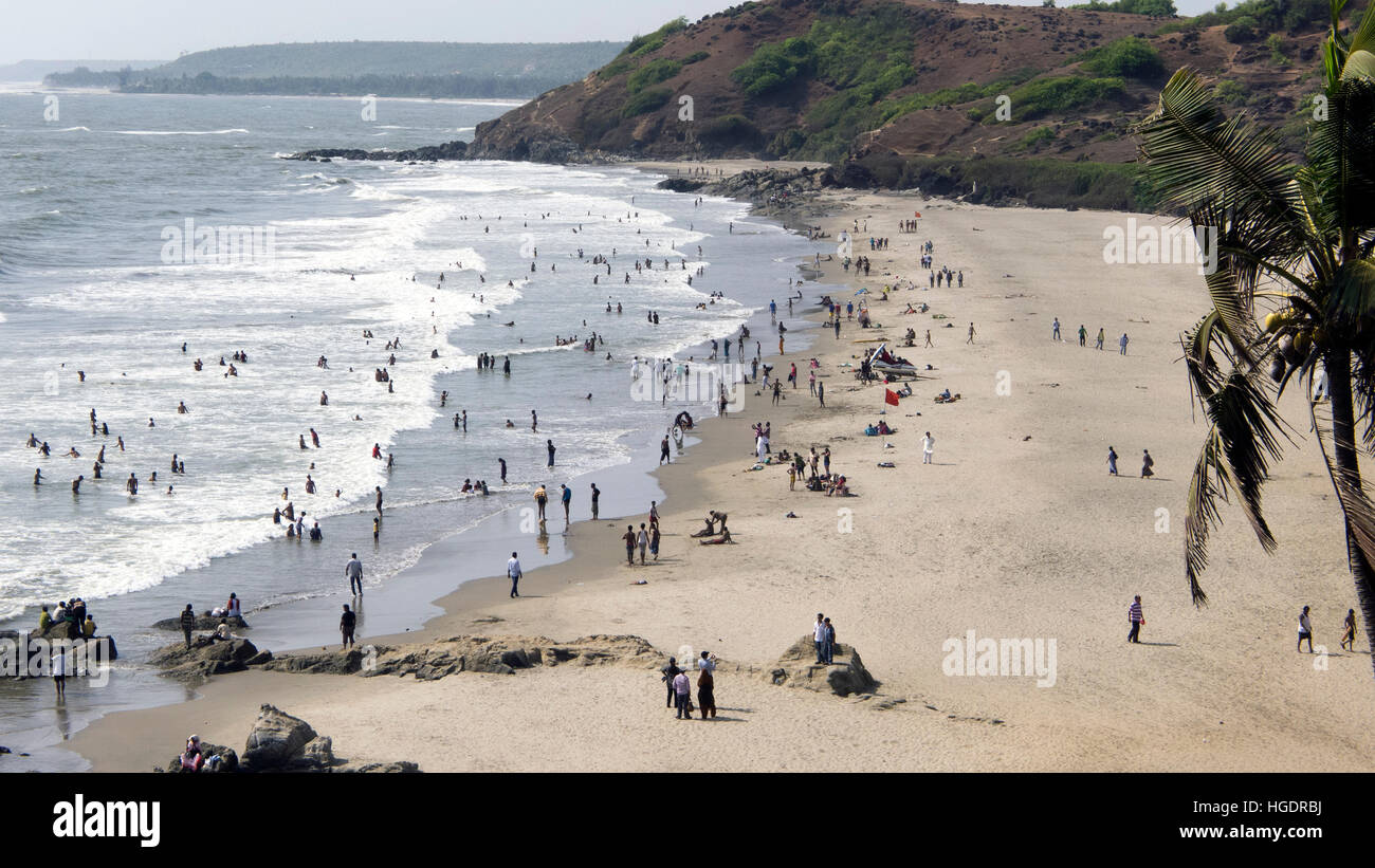 Vagator Beach Goa India Stock Photo - Alamy