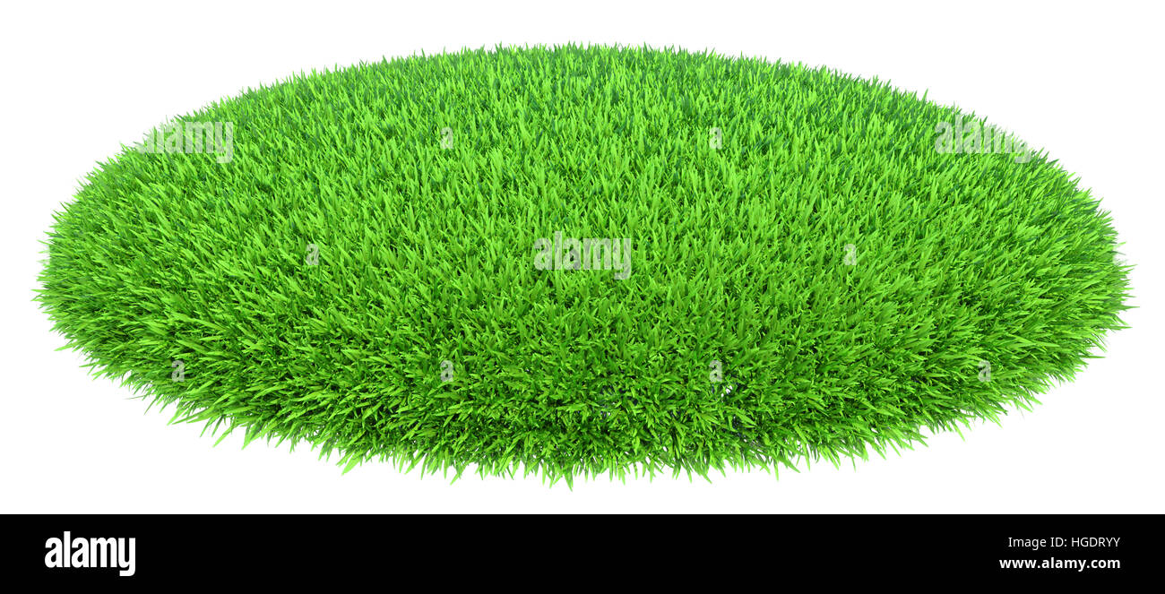 Grass arena isolated on white background Stock Photo - Alamy
