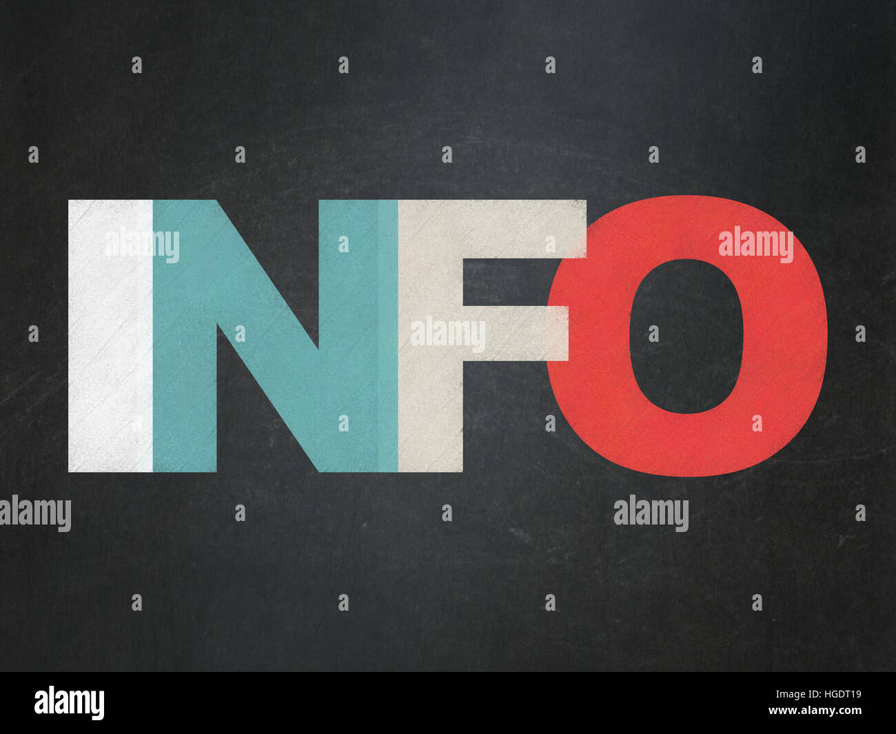 Information concept: Info on School board background Stock Photo - Alamy