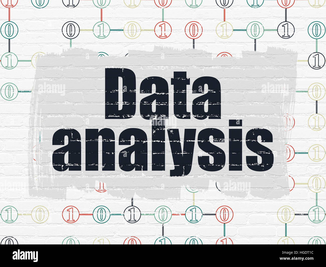 Data concept: Data Analysis on wall background Stock Photo - Alamy