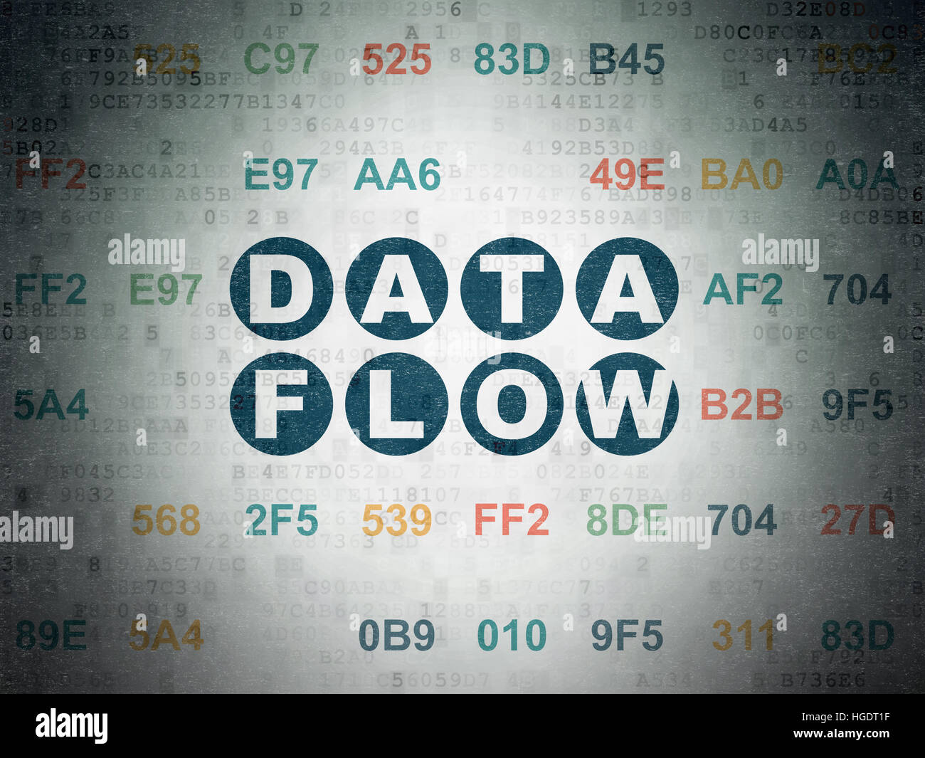 Information concept: Data Flow on Digital Data Paper background Stock ...