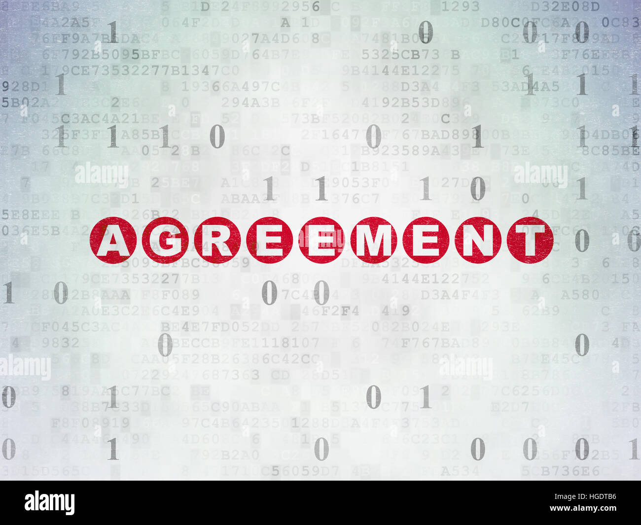 Business concept: Agreement on Digital Data Paper background Stock ...