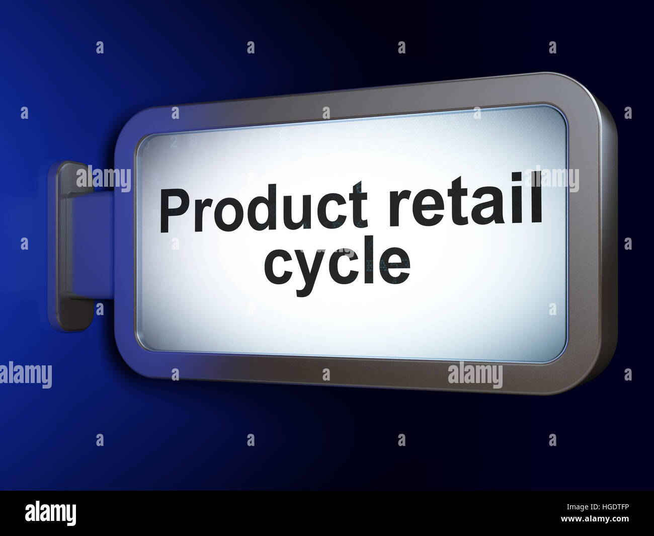Marketing concept: Product retail Cycle on billboard background Stock ...