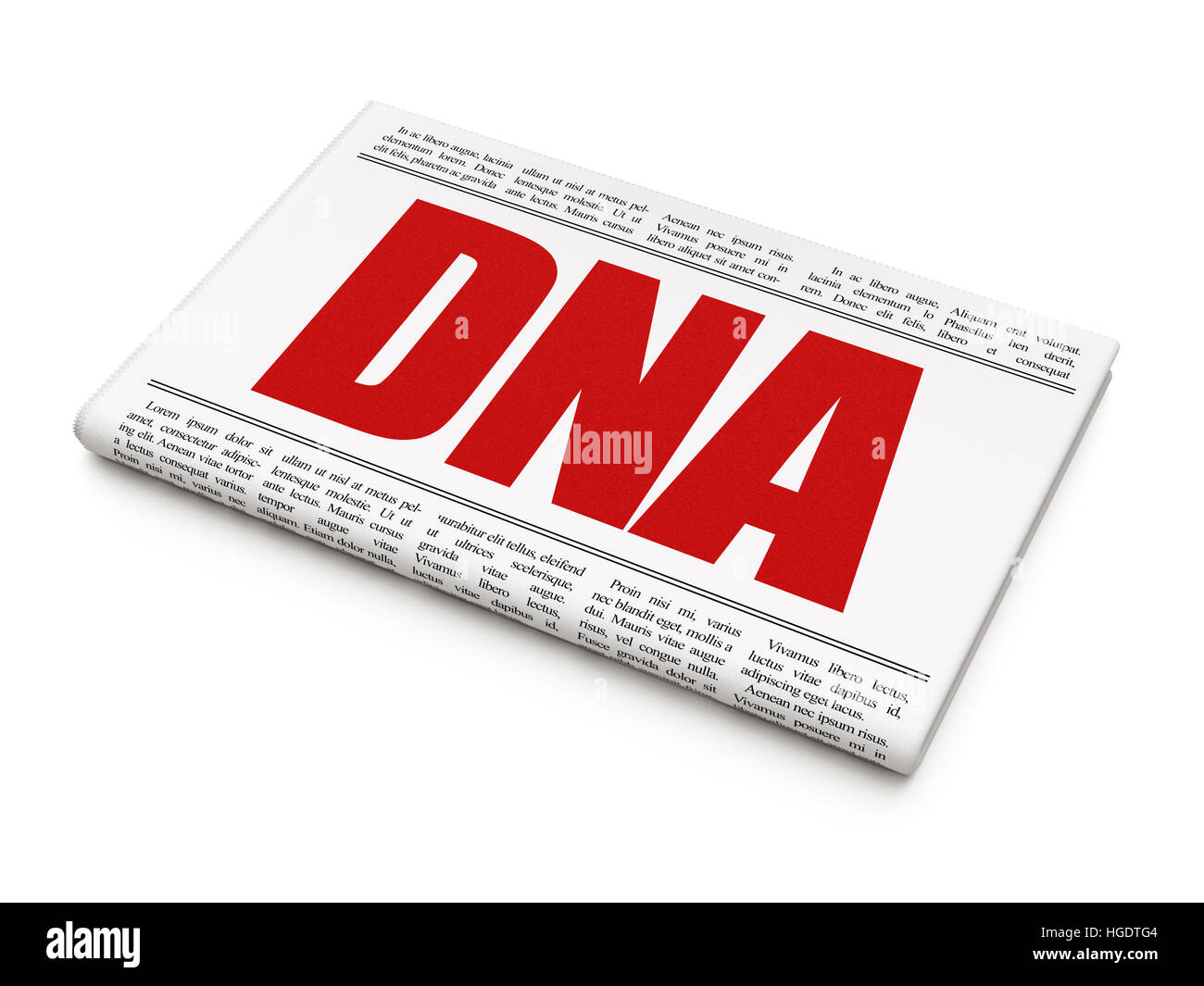 Healthcare concept: newspaper headline DNA Stock Photo - Alamy Healthcare concept: newspaper headline DNA Stock Photo - Alamy
