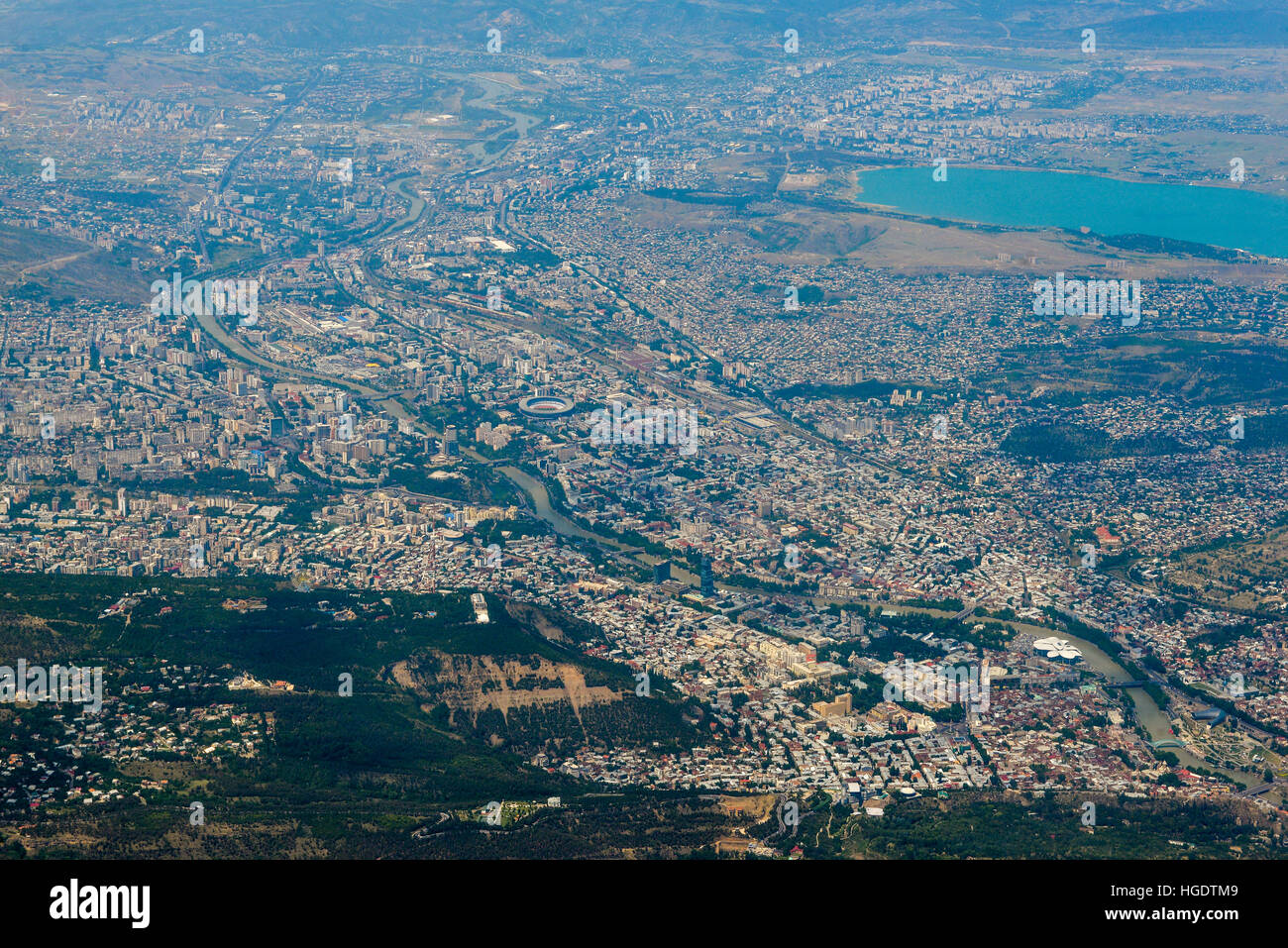 Aerial view of tbilisi hi-res stock photography and images - Alamy