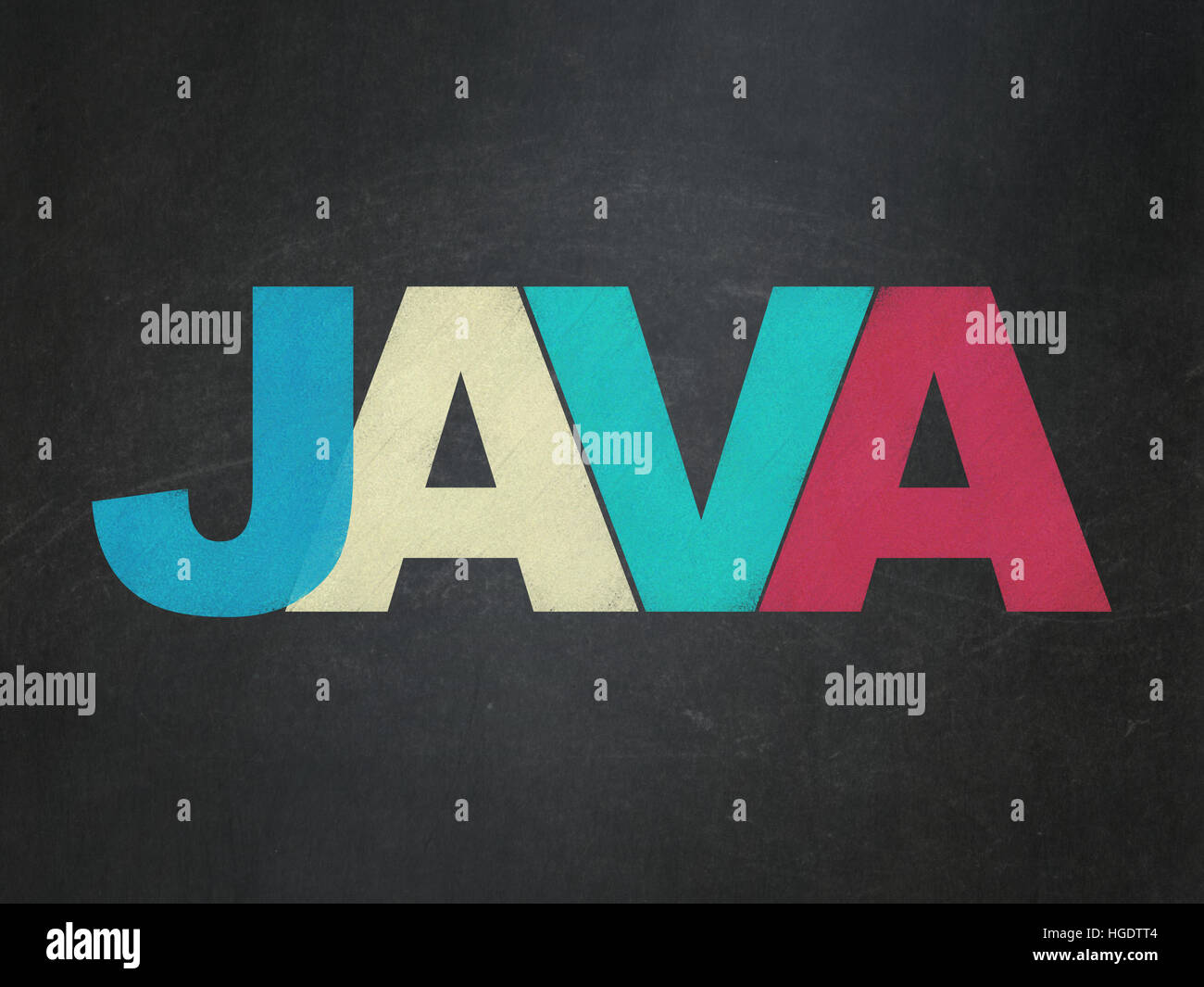 Programming concept: Java on School board background Stock Photo - Alamy