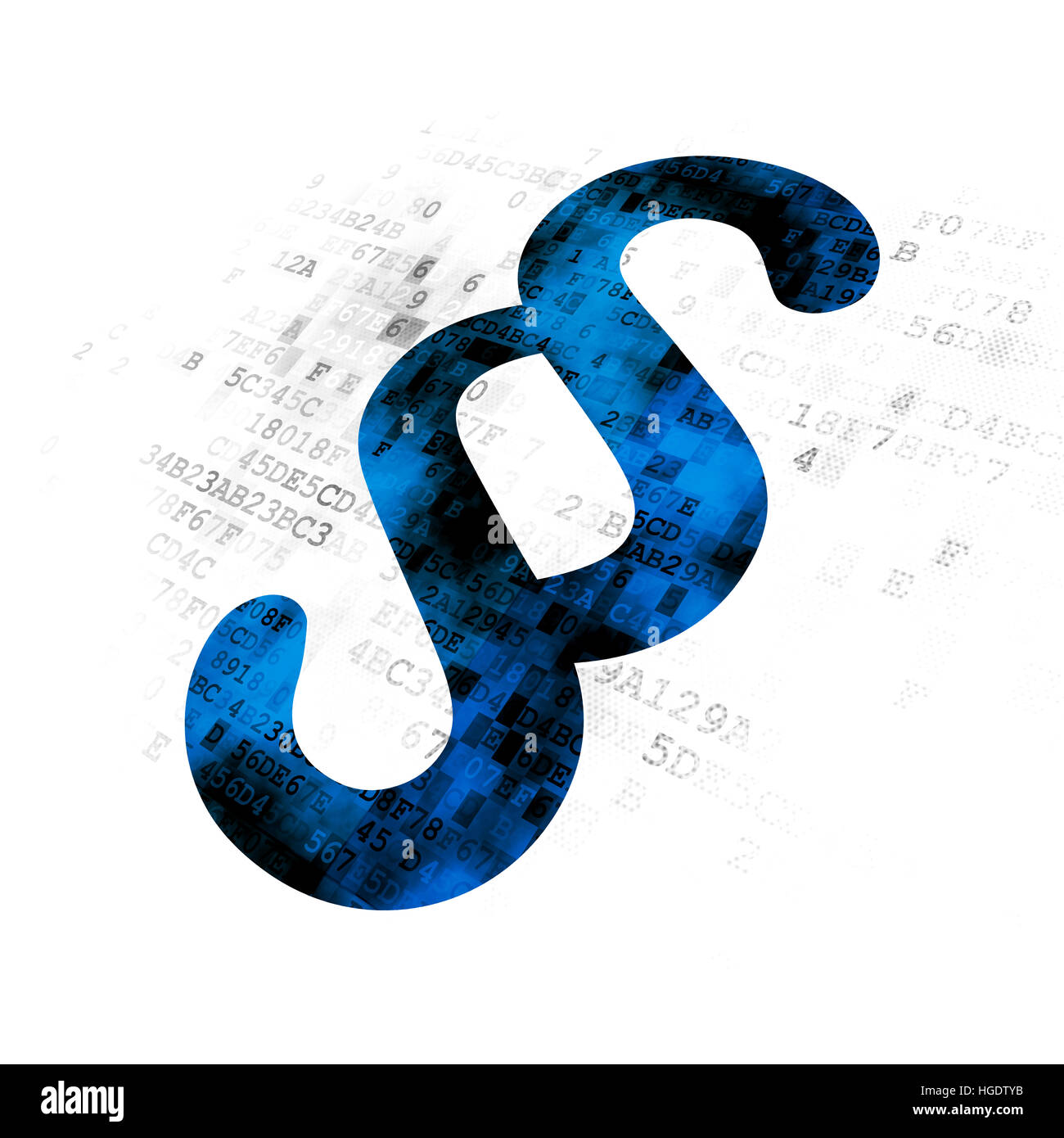 Law concept: Paragraph on Digital background Stock Photo - Alamy