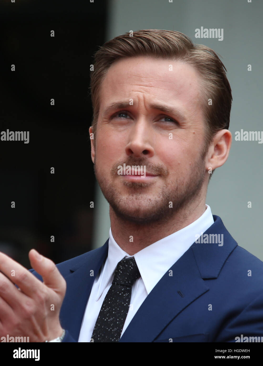 Ryan Gosling And Emma Stone Hand And Footprint Ceremony Featuring: Ryan ...