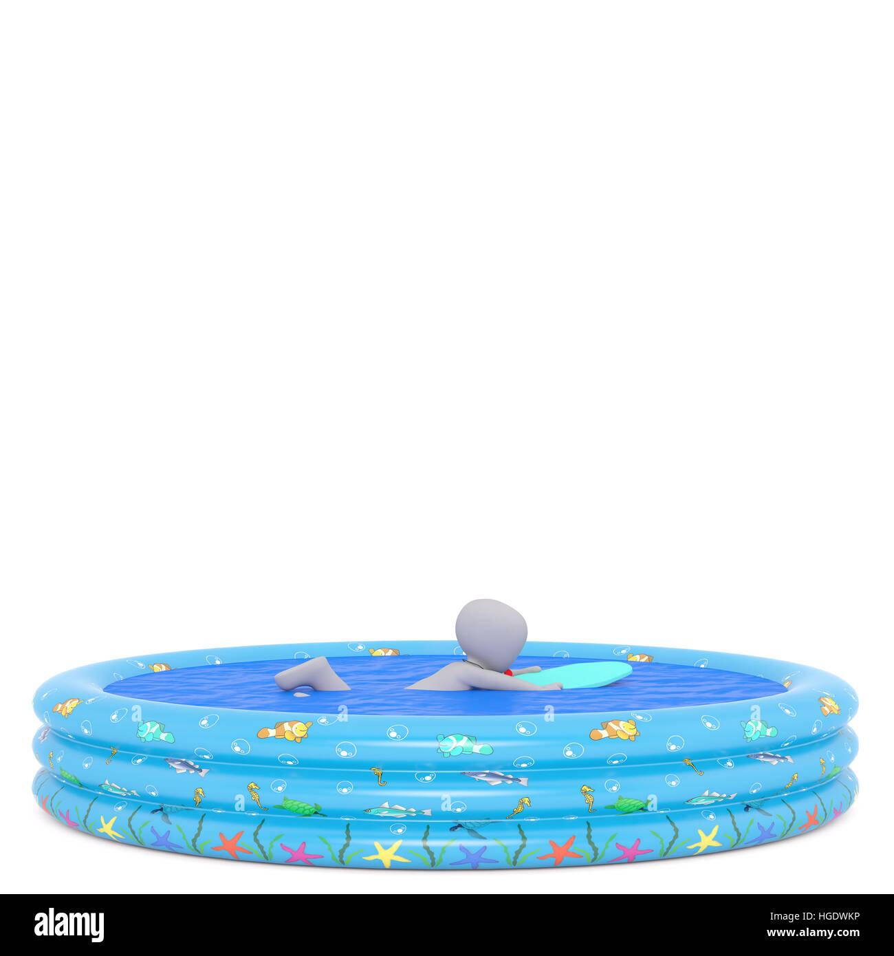 Kiddie pool 3d hi-res stock photography and images - Alamy