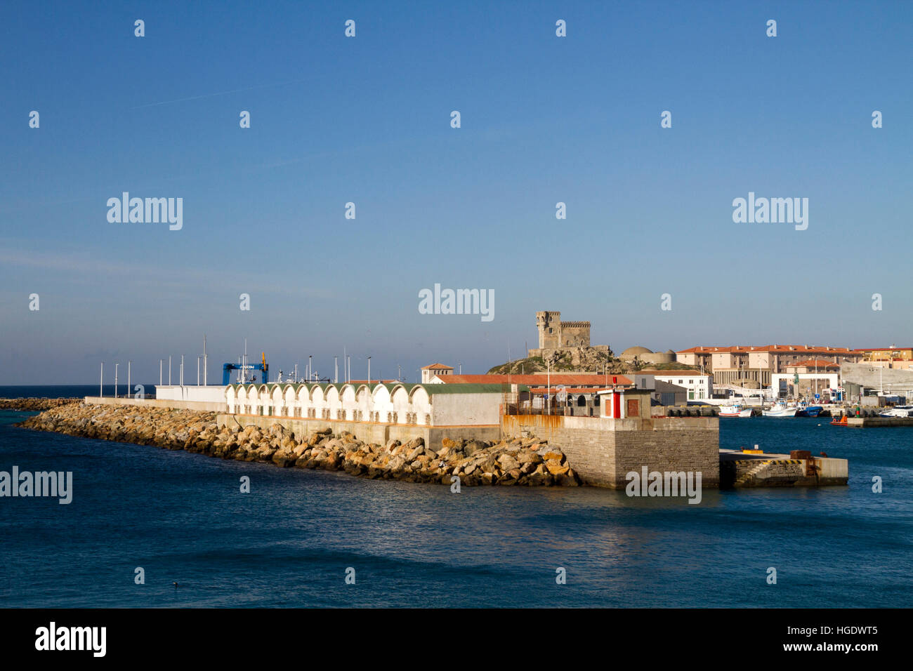Tarifa Andalusia Spain port Stock Photo - Alamy